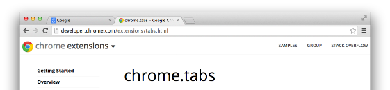chrome.tabs - Google Chrome
